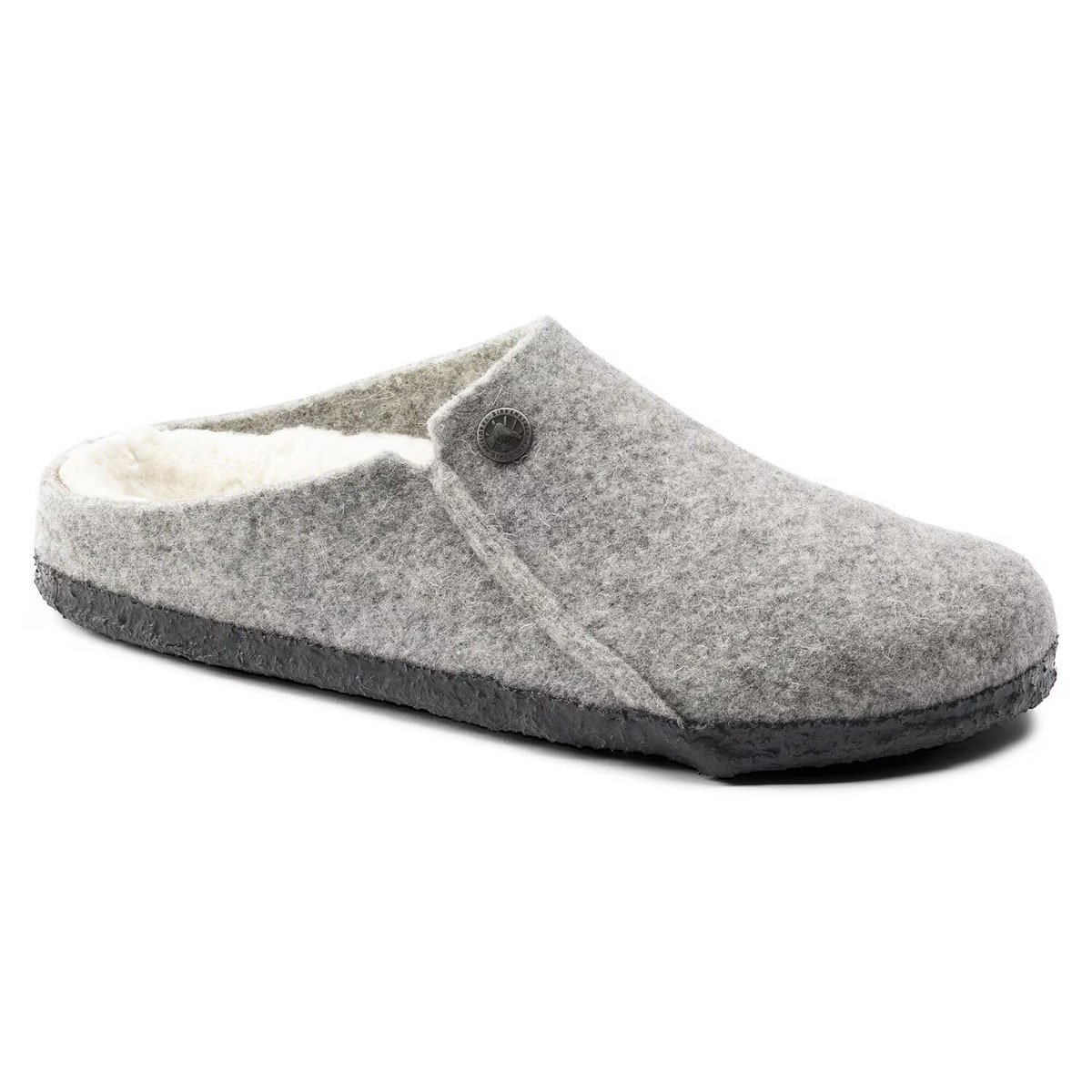 Birkenstock Zermatt Shearling Wool Felt Light Grey | Fjellsport.no