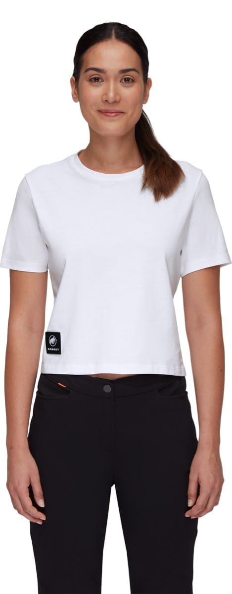 Mammut Massone T-Shirt Cropped Women Patch White | Fjellsport.no