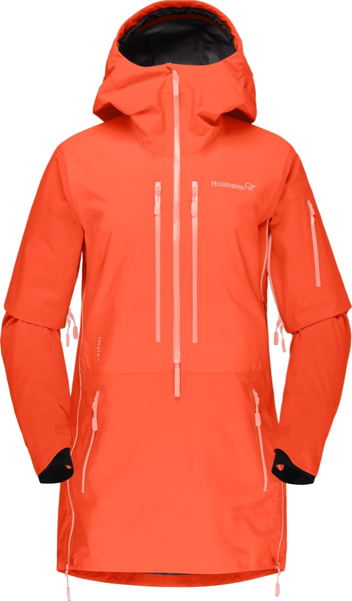 Norrøna Lofoten Gore-Tex Pro Anorak W's Orange Alert | Fjellsport.no