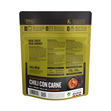 Real Turmat Full Meal 700 Kcal - Chili Con Carne | Fjellsport.no