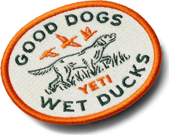 Yeti Collectors' Patches Good Dogs Patch Orange | Buy Yeti Collectors ...
