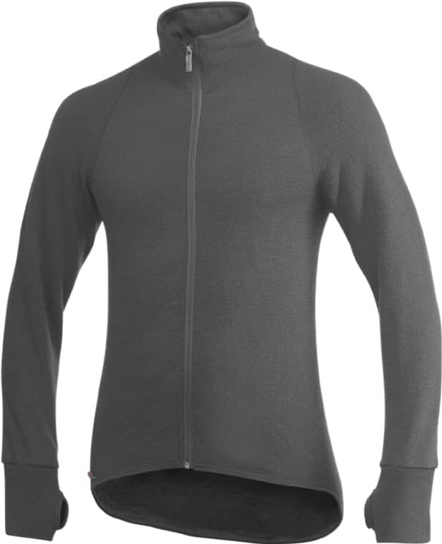 Woolpower Full Zip Jacket 400 Black | Fjellsport.no