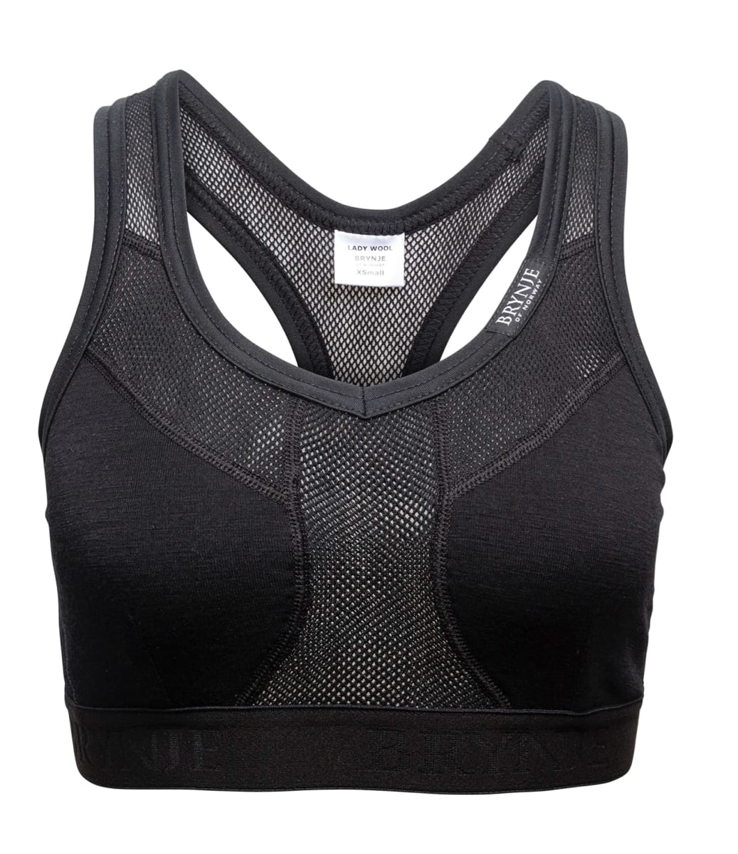 Brynje Women's Wool Sports Top Black | Fjellsport.no