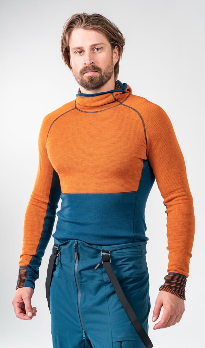 Devold Men's Tuvegga Merino Hoodie Ink | Fjellsport.no