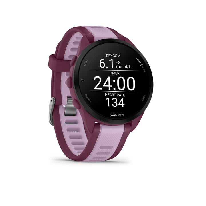 Garmin Forerunner 165 Music Berry/Lilac | Fjellsport.no