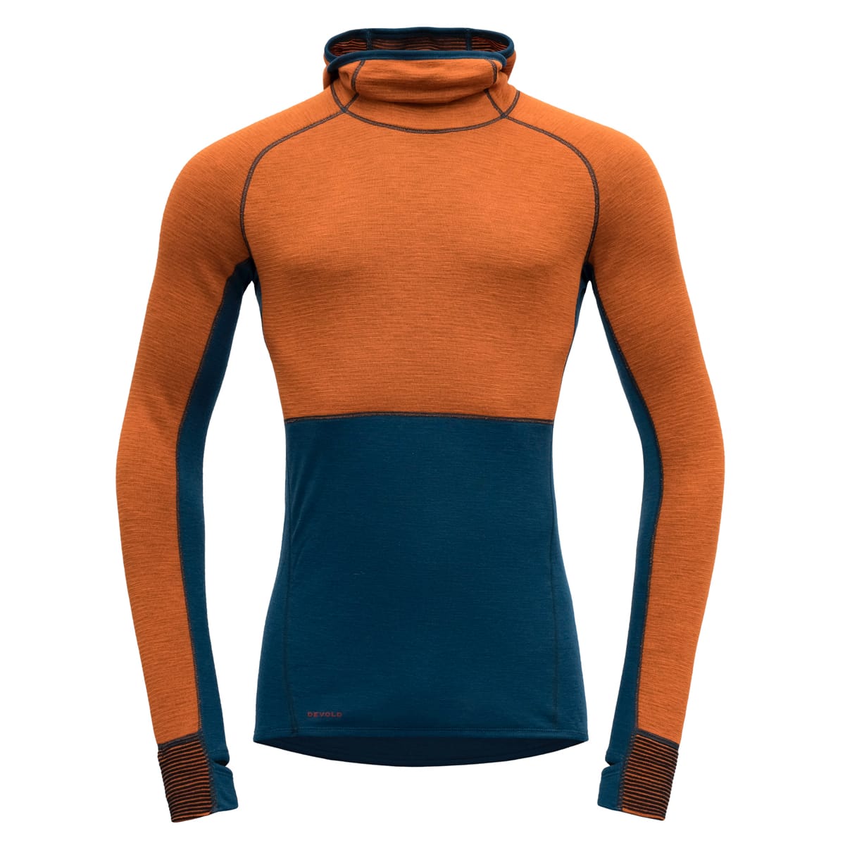 Devold Men's Tuvegga Merino Hoodie Ink | Fjellsport.no