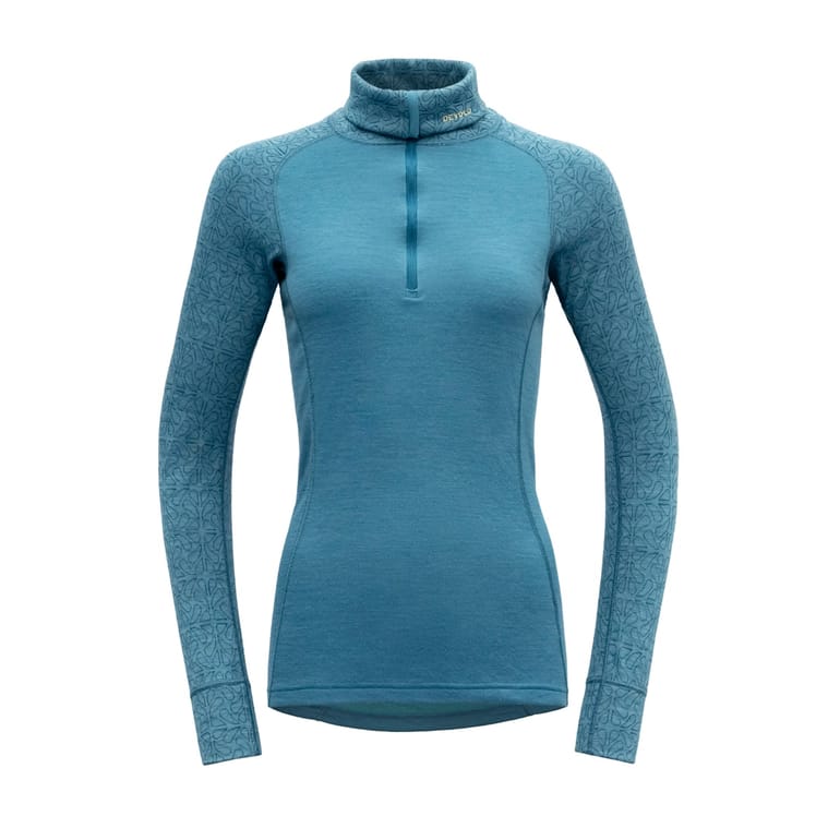 Devold Women's Duo Active Merino 210 Zip Neck Port | Fjellsport.no
