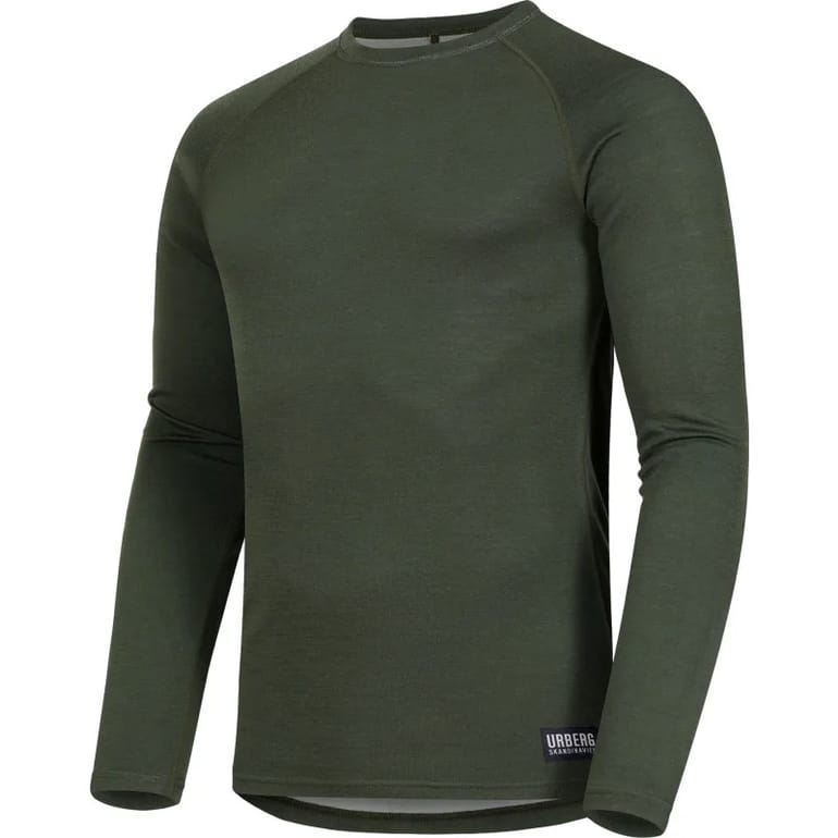 Urberg Merino-Bamboo Base Layer Top Men Kombu Green | Fjellsport.no