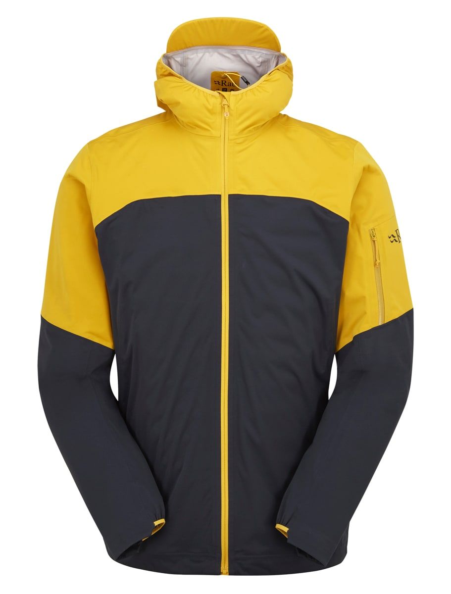 Rab Kinetic Ultra Jacket Sahara/Beluga | Fjellsport.no