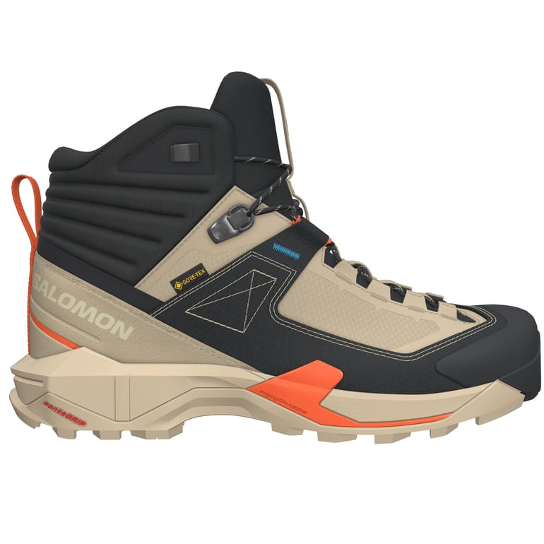 Salomon Men's X Ultra Alpine Mid GORE-TEX Blue Nights/Black/Red Orange ...