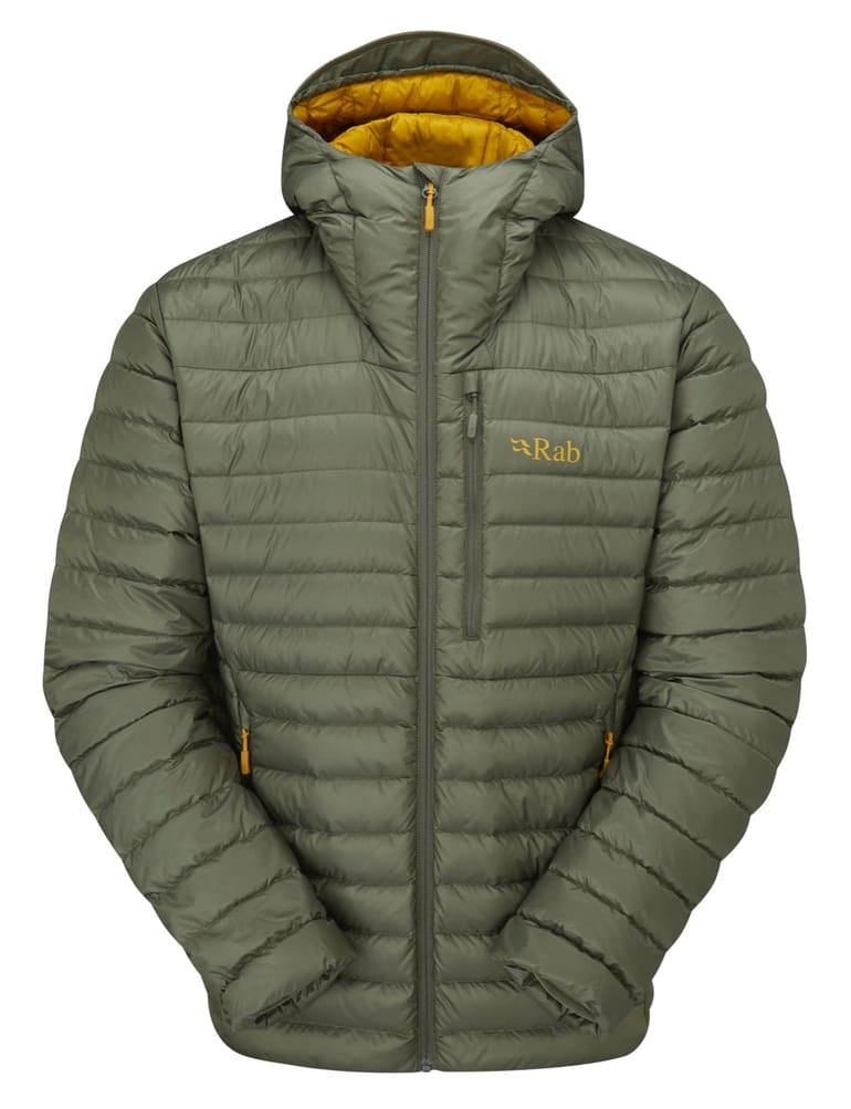 Rab Microlight Alpine Jacket Dark Pollen | Fjellsport.no