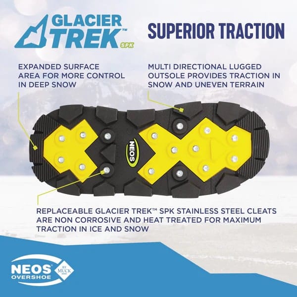 NEOS Navigator Glacier Trek Spike 15" Grå/Sort | Fjellsport.no