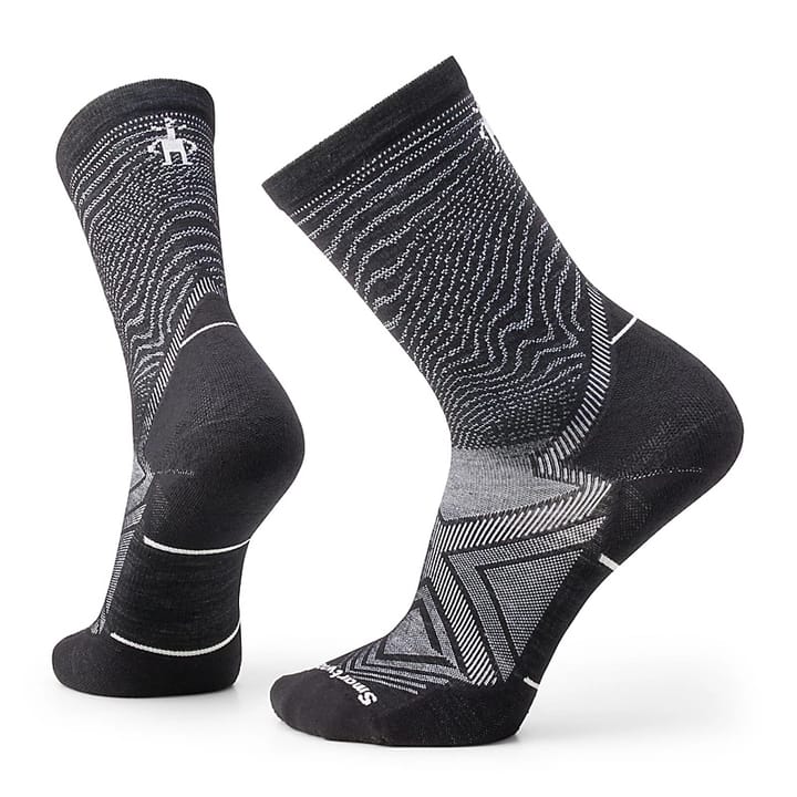 Smartwool Athlete Edition Run Crew Socks Black-White | Buy Smartwool ...
