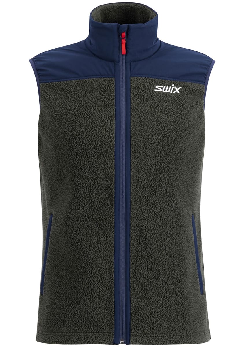Swix Blizzard Midlayer Vest M Dark Olive | Fjellsport.no