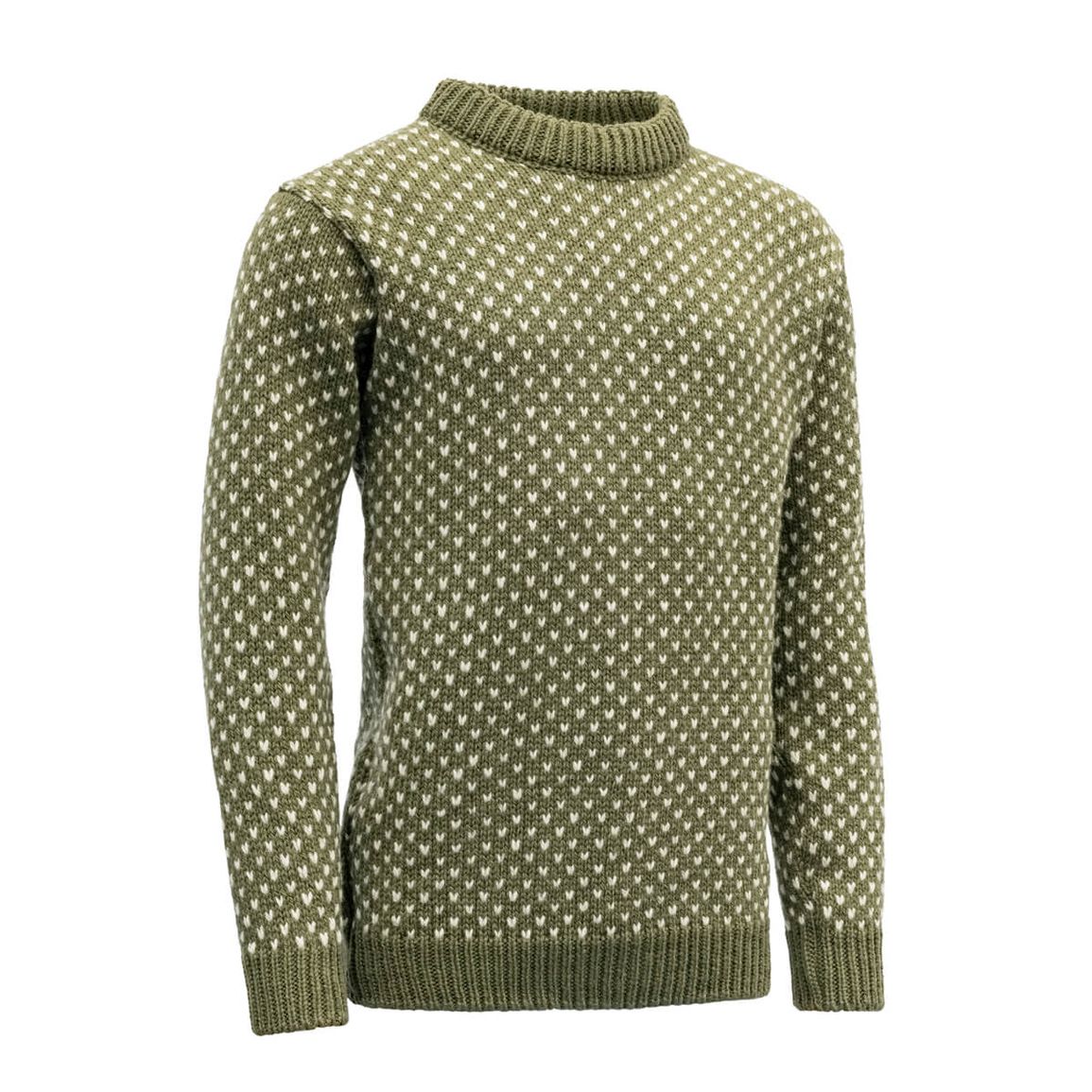 Devold Unisex Nordsjø Wool Sweater Offwhite | Fjellsport.no