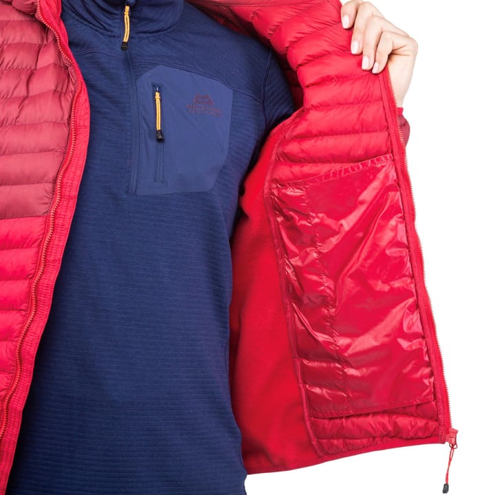 Mountain Equipment Particle Hooded Wmns Jacket Dusk | Fjellsport.no
