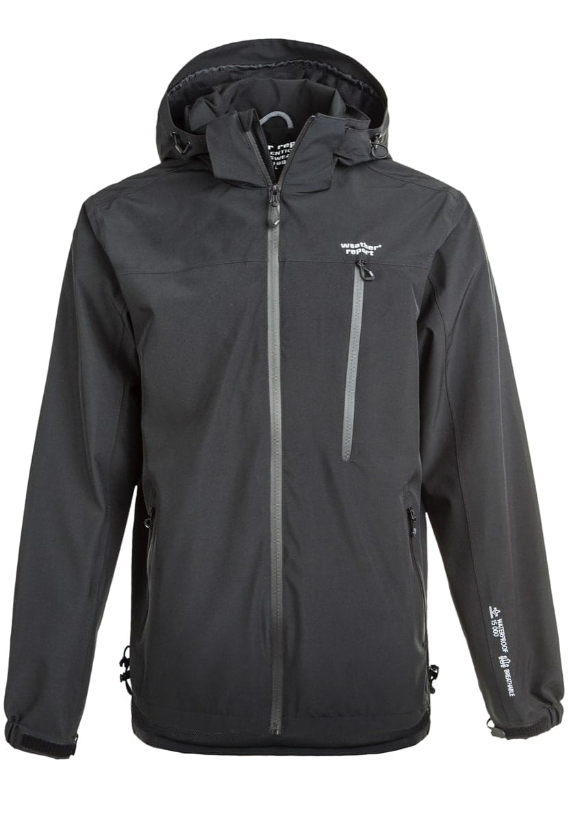Weather Report Delton M AWG Jacket W-PRO 15000 Black | Fjellsport.no