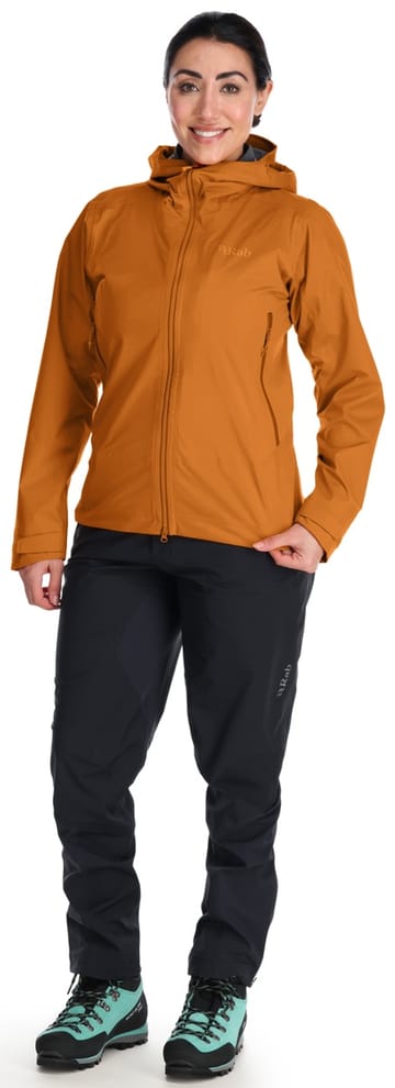 Rab Kinetic Alpine 2.0 Jacket Wmns Marmalade | Fjellsport.no
