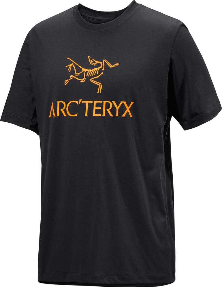 Arc'teryx Men's Arc'Word Logo Shortsleeve Black | Fjellsport.no