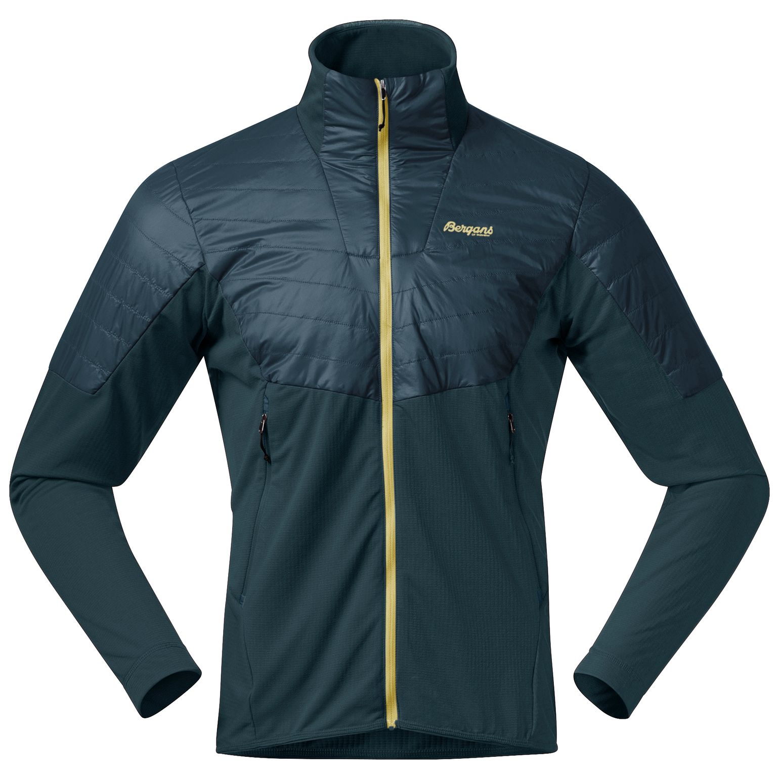Bergans Men's Senja Midlayer Jacket Black/Solid Charcoal | Buy Bergans ...