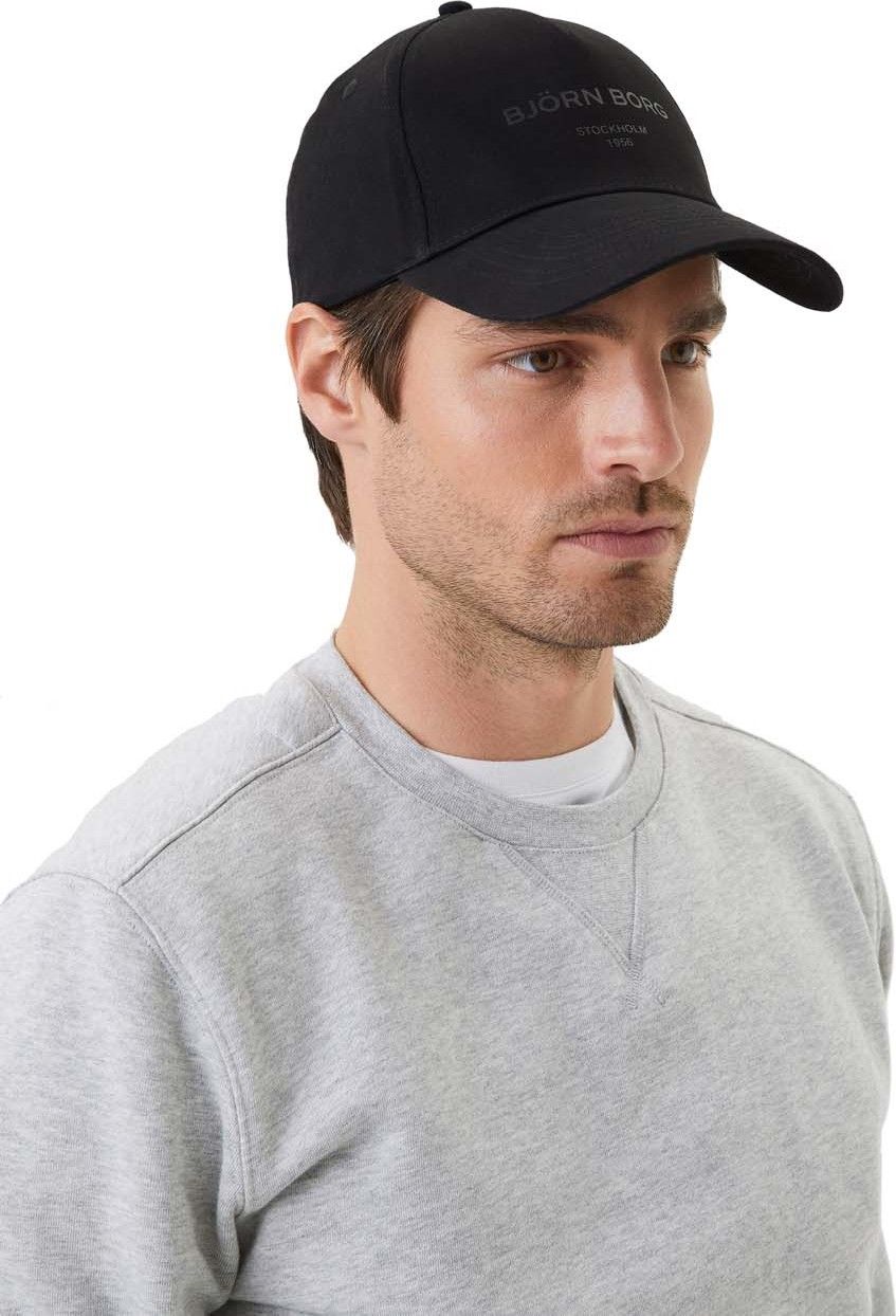 Men's Borg Stretch Cap Black Beauty | Buy Men's Borg Stretch Cap Black ...