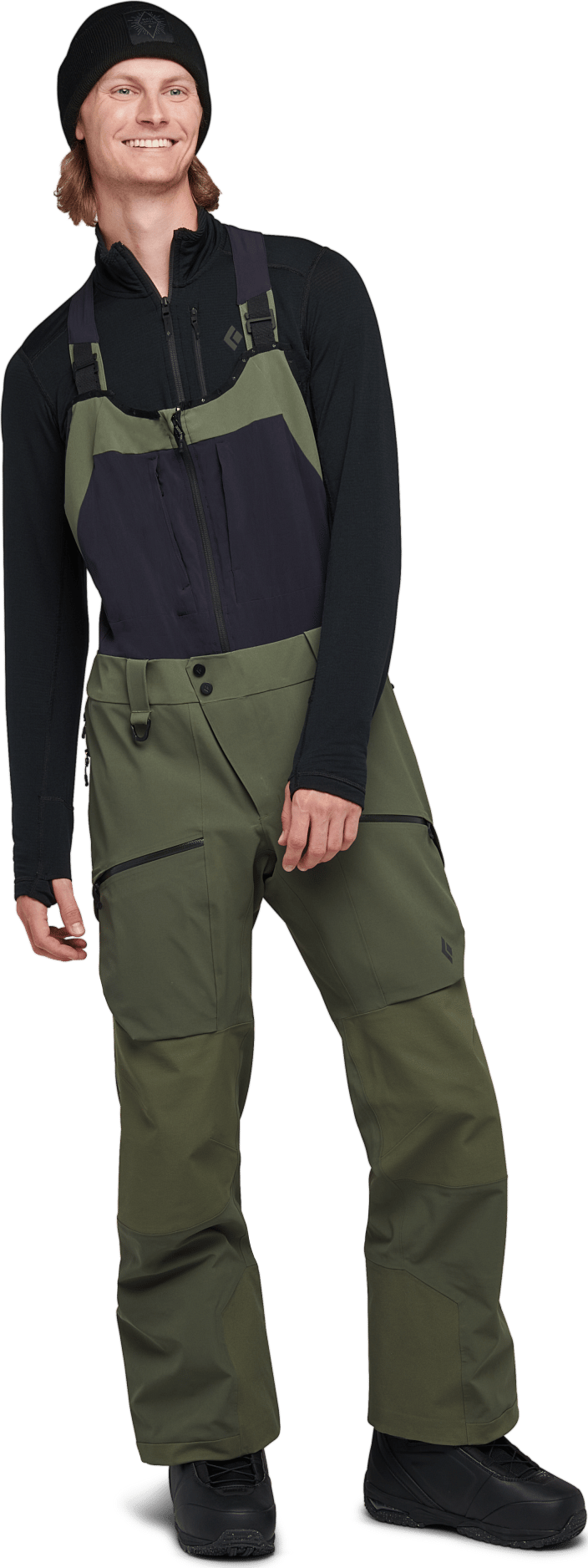 Black Diamond Men's Recon Stretch Pro Bibs Tundra | Køb Black Diamond ...