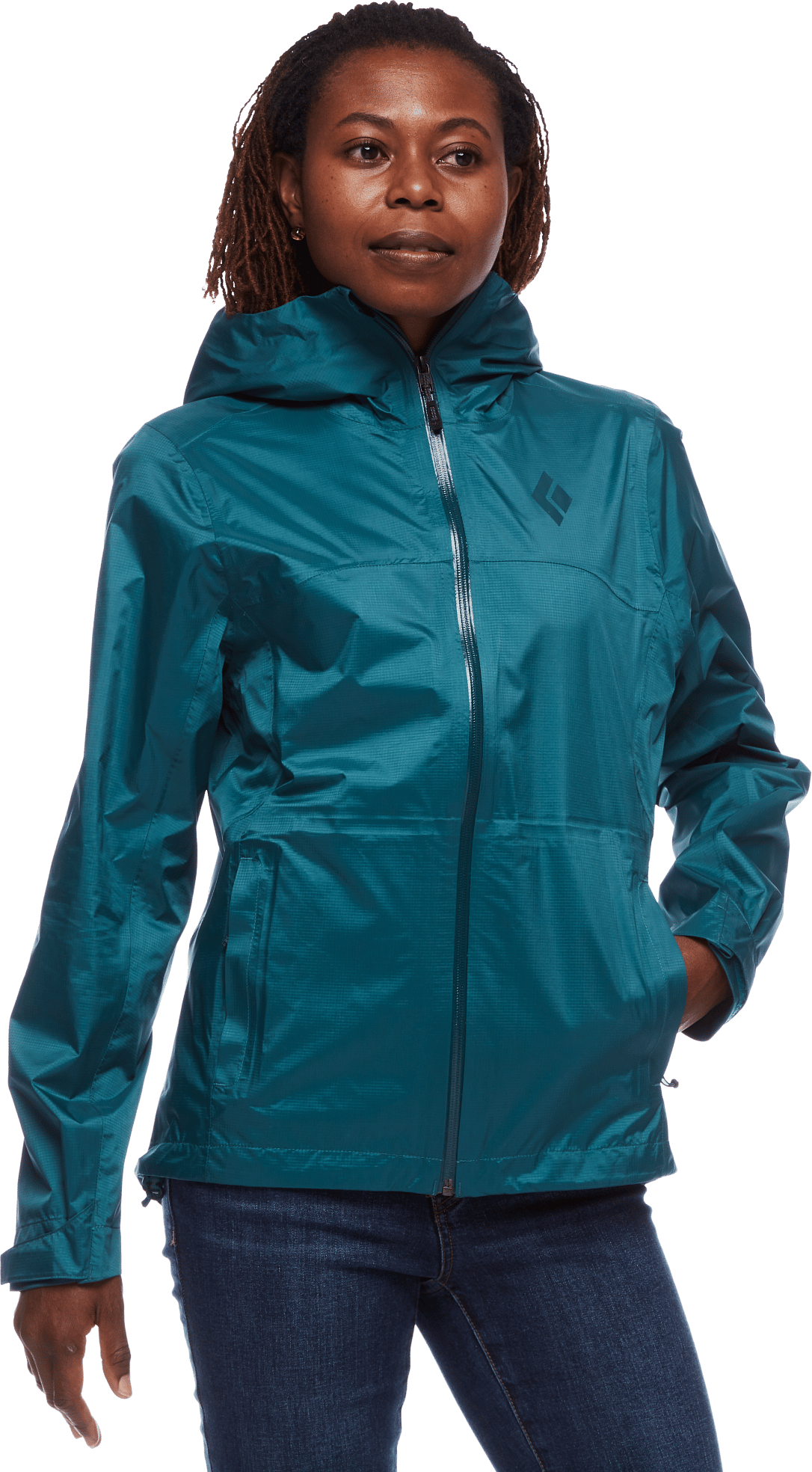 Black Diamond Women's Treeline Rain Shell Sea Pine | Buy Black Diamond ...