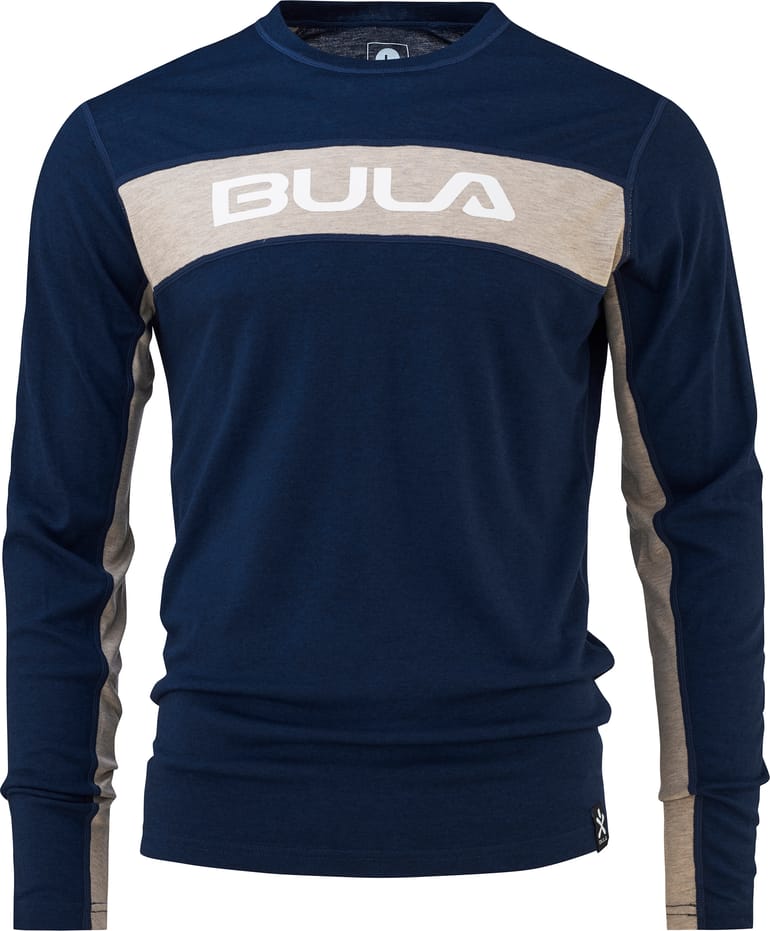 Bula Men's Retro Merino Wool Crew Navy | Shoppe Bula Men's Retro Merino ...