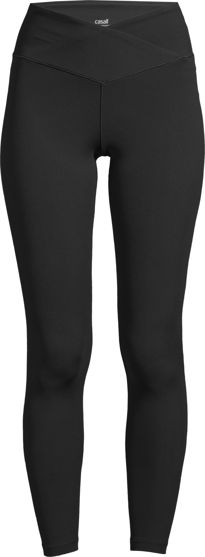 Womens Overlap High Waist Tights Black Buy Womens Overlap High