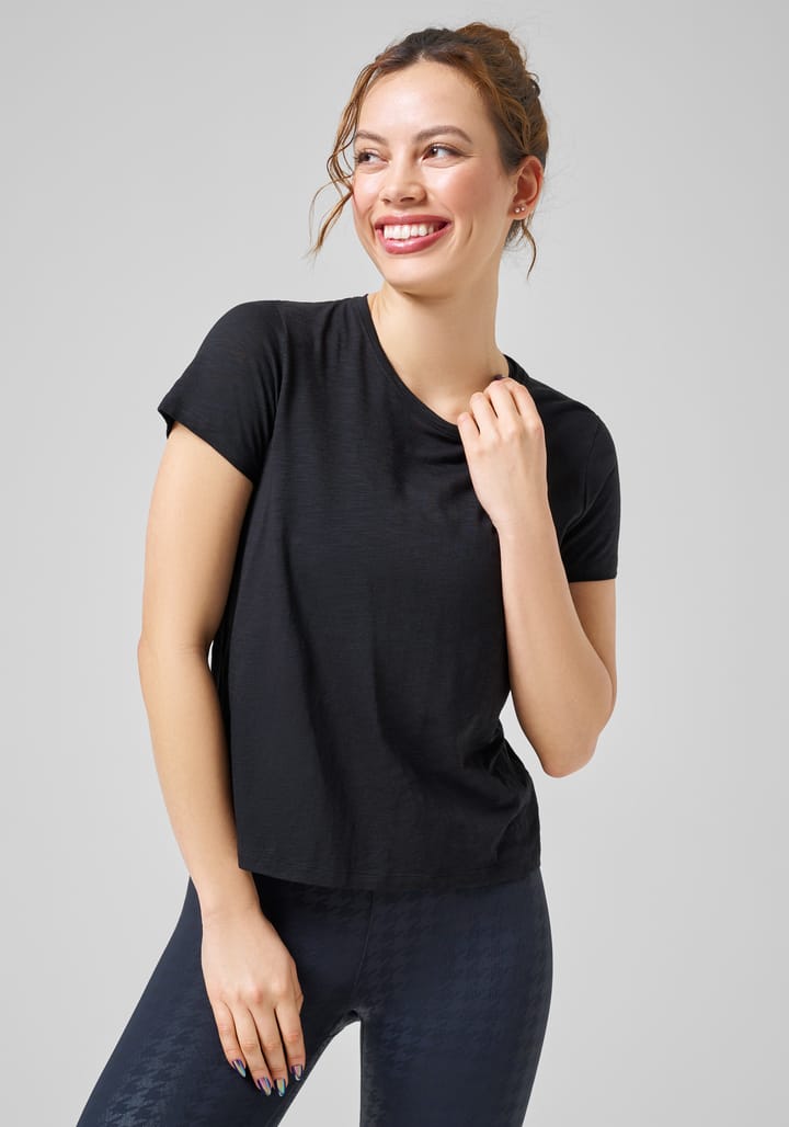 Casall Women's Soft Texture Tee Black | Buy Casall Women's Soft Texture ...