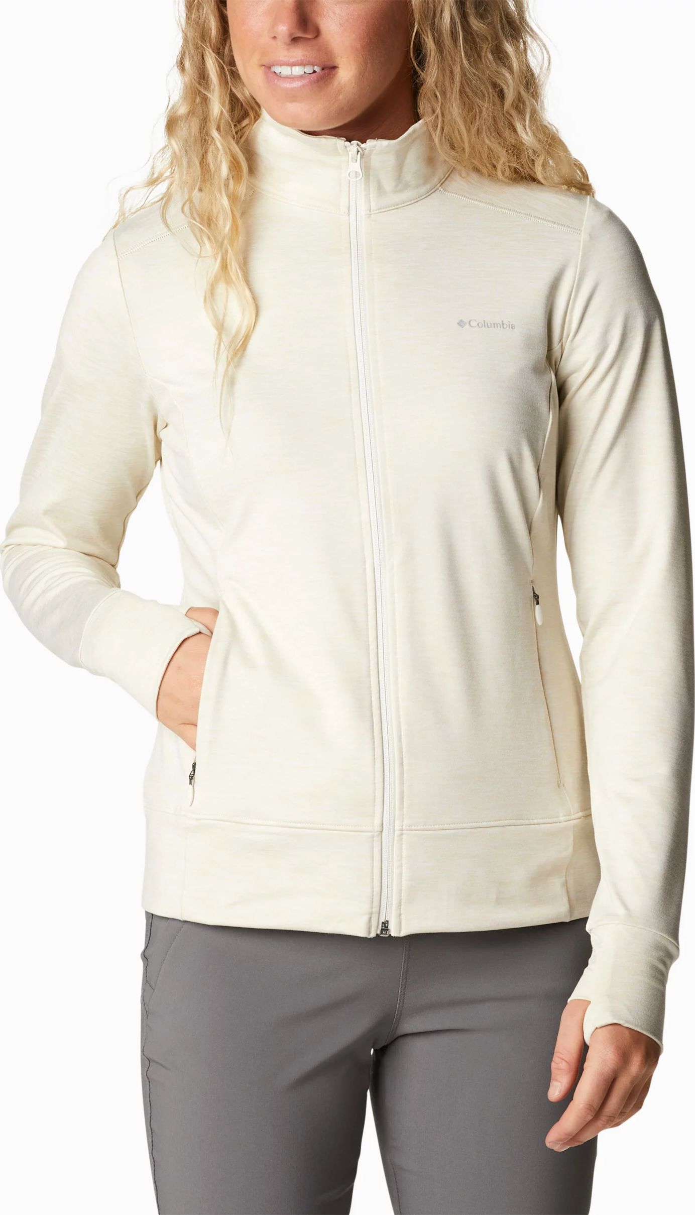 Women's Weekend Adventure Fullzip Chalk Heather | Buy Women's Weekend ...