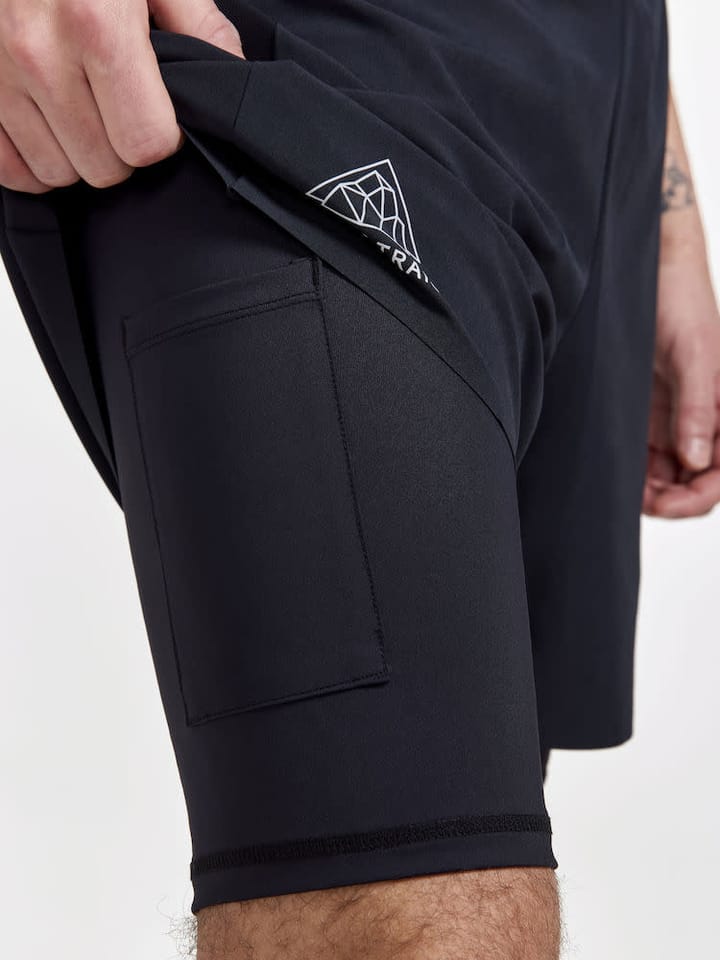 Craft Men's Pro Trail 2in1 Shorts Black | Shoppe Craft Men's Pro Trail ...