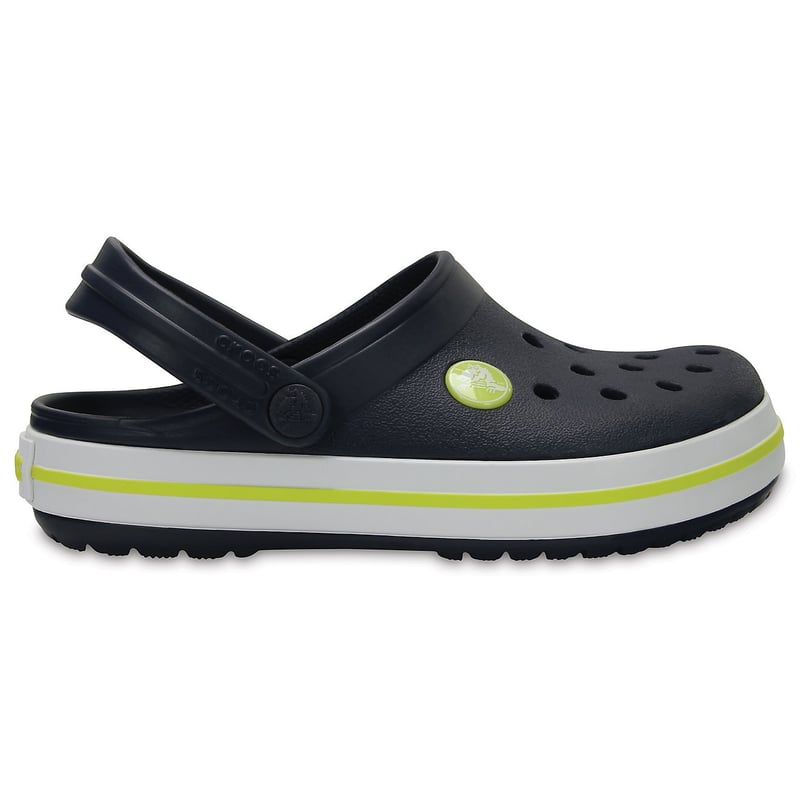 Buy Crocs Kids Crocband Clog Navy Citrus here Outnorth