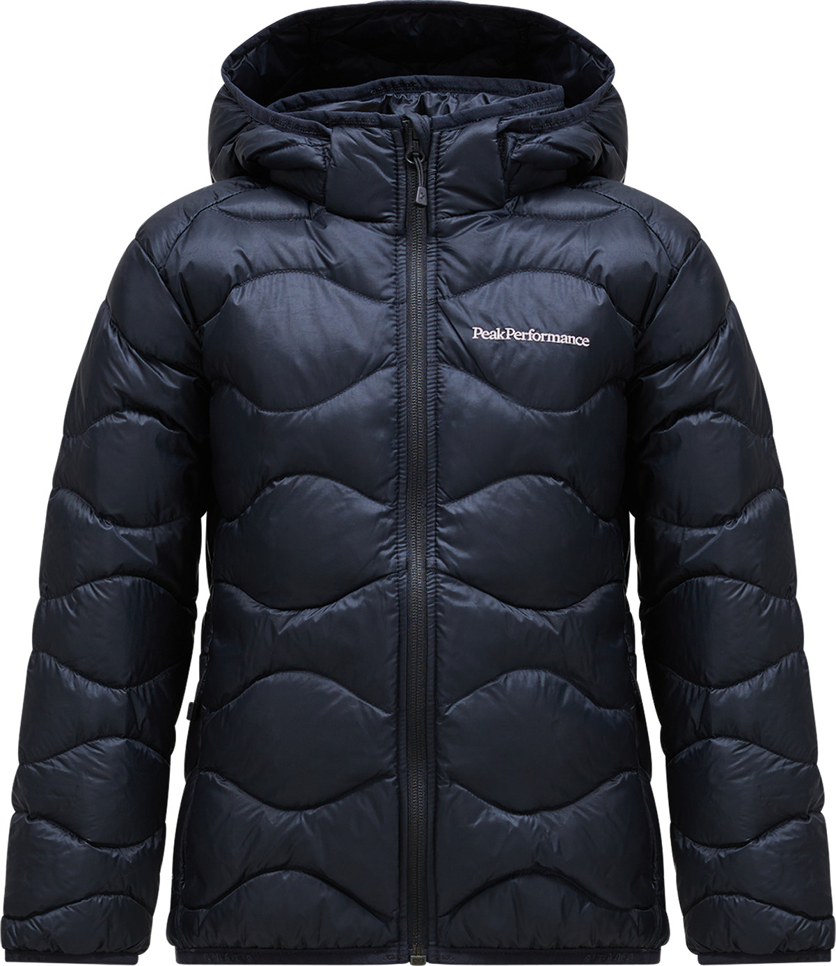 Peak Performance Juniors' Helium Down Hood Jacket Black | Køb Peak ...