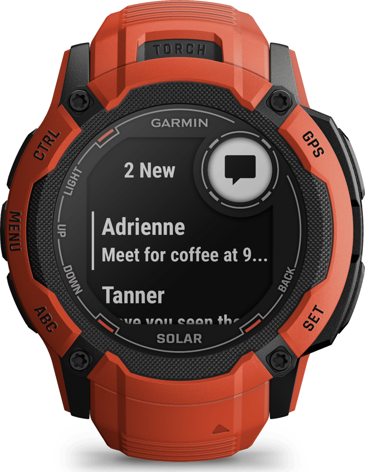 Garmin Instinct 2X Solar Flame Red | Køb Garmin Instinct 2X Solar Flame ...