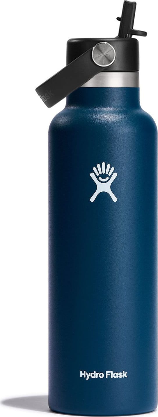 Hydro Flask Standard Mouth with Flex Straw Cap 621 ml White | Fjellsport.no