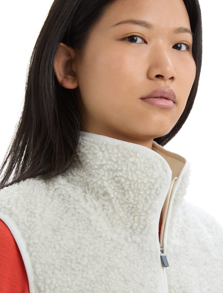 Icebreaker Women's RealFleece™ High Pile Vest Ecru Heather | Køb ...