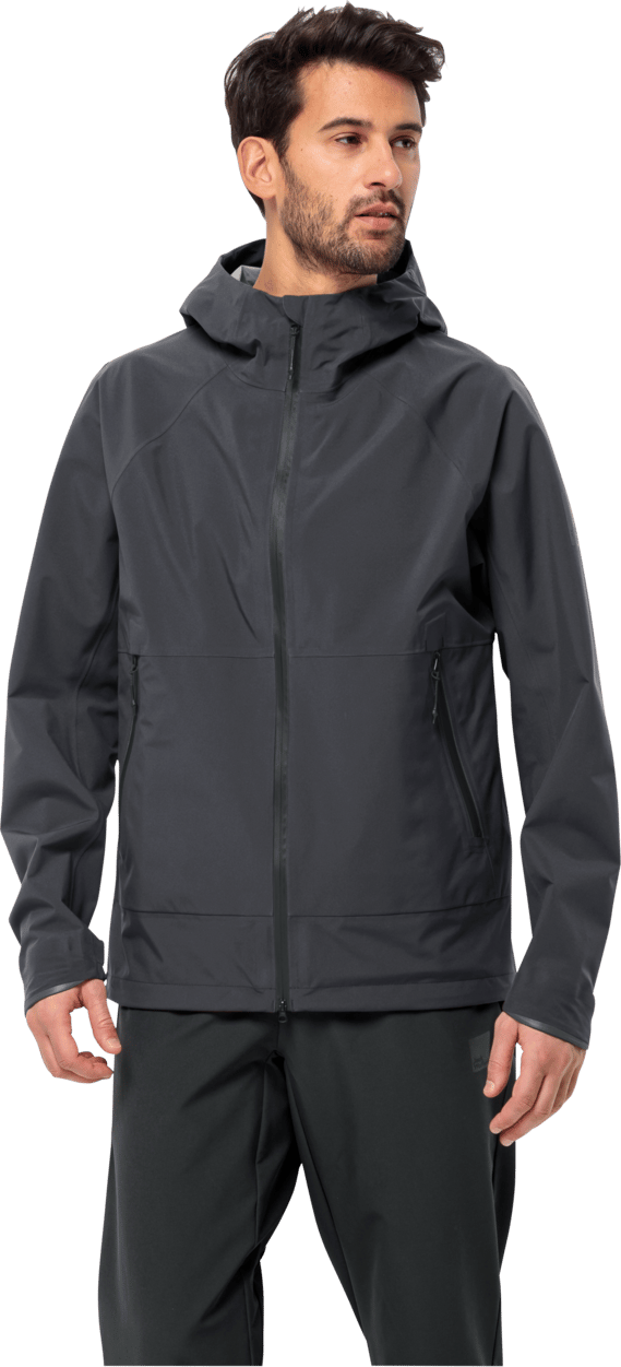 Jack Wolfskin Men's Bike Commute Mono Jacket Phantom | Shoppe Jack ...