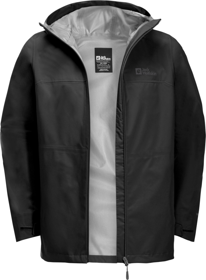 Jack Wolfskin Men's Highest Peak 3 Layer Jacket Black | Buy Jack ...
