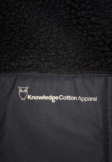 Knowledge Cotton Apparel Men's Teddy Fleece Vest Black Jet | Buy ...