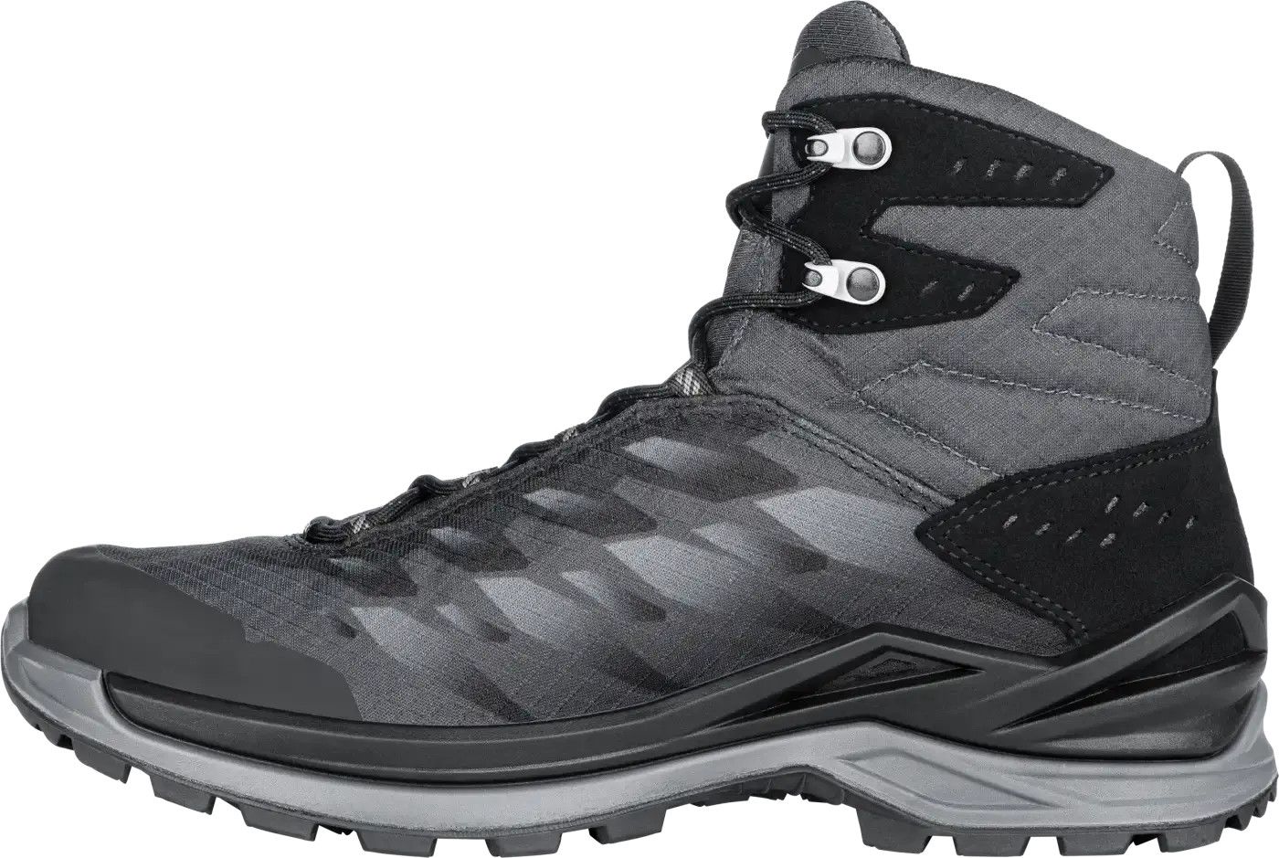 LOWA Men s Ferrox GORE TEX Mid Black Grey Buy LOWA Men s Ferrox GORE TEX Mid Black Grey here Outnorth