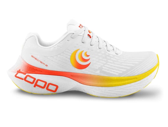 Topo Athletic Specter 2 M White/sunset | Fjellsport.no