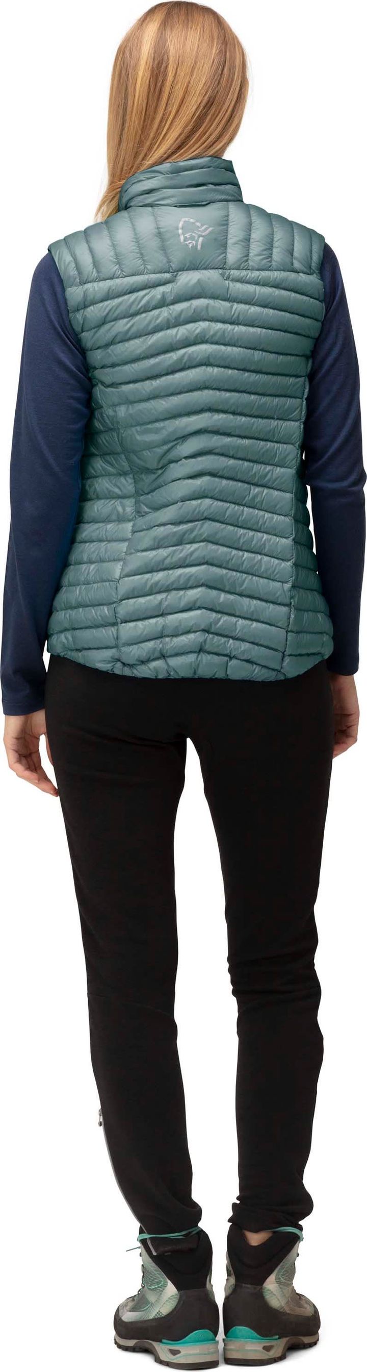 Norrøna Women's Trollveggen Superlight Down850 Vest North Atlantic ...