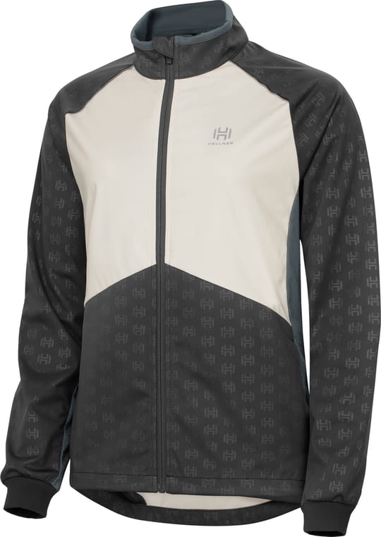 Hellner Women's Sårjås XC Ski Jacket Stormy Weather/Asphalt/Off White ...