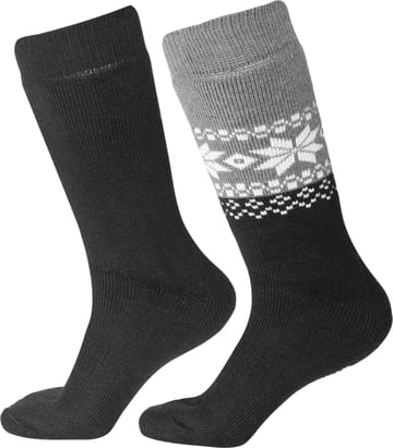 Gridarmor Unisex Alpacka Wool Heritage Socks 2-pack Black Beauty | Buy ...