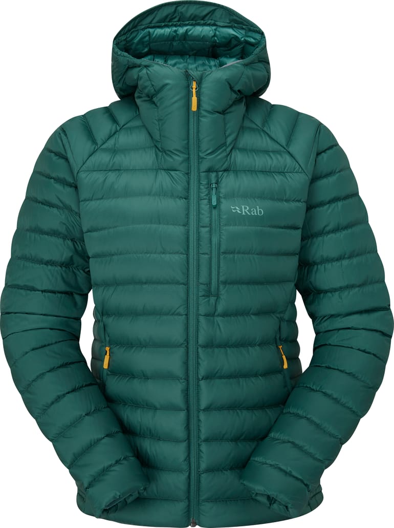 Rab Women's Microlight Alpine Down Jacket Army | Fjellsport.no