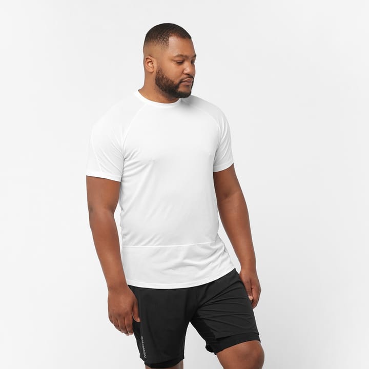 Salomon Men's Cross Run Tee White | Buy Salomon Men's Cross Run Tee ...