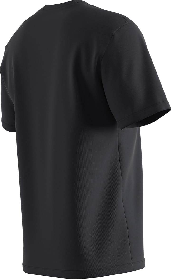 Men's Essential Logo SS Tee DEEP BLACK/QUIET SHADE Translucent | Buy ...