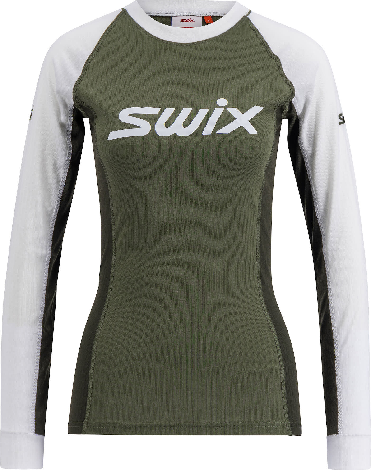 Swix Women's RaceX Classic Long Sleeve Olive/ Bright White | Fjellsport.no
