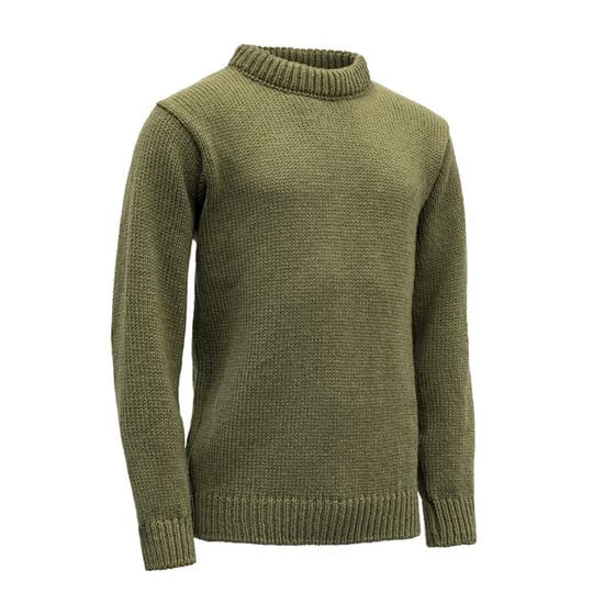 Devold Nansen Man Sweater Crew Neck Olive | Fjellsport.no